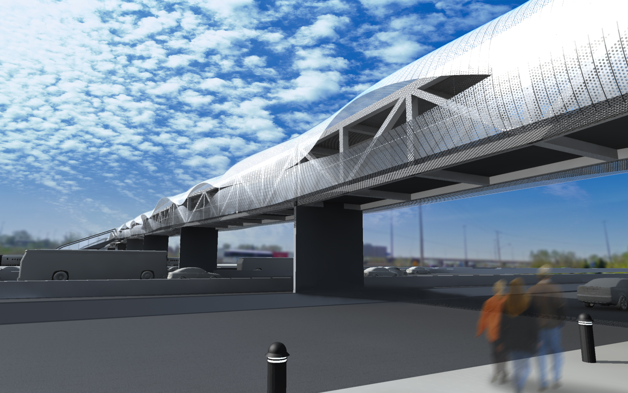 Pickering GO Pedestrian Bridge | Teeple Architects